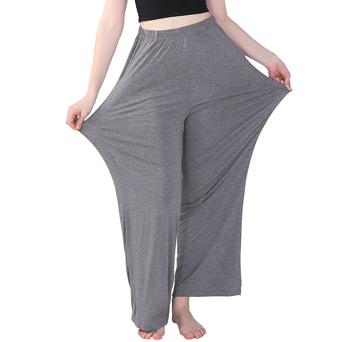 Women's Draping Home Harem Wide Leg Lazy Pants – fitspromag